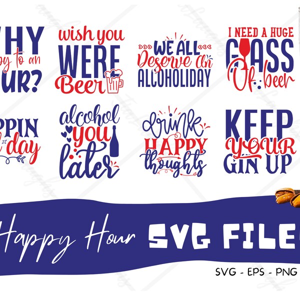 Happy Hour Art - Etsy