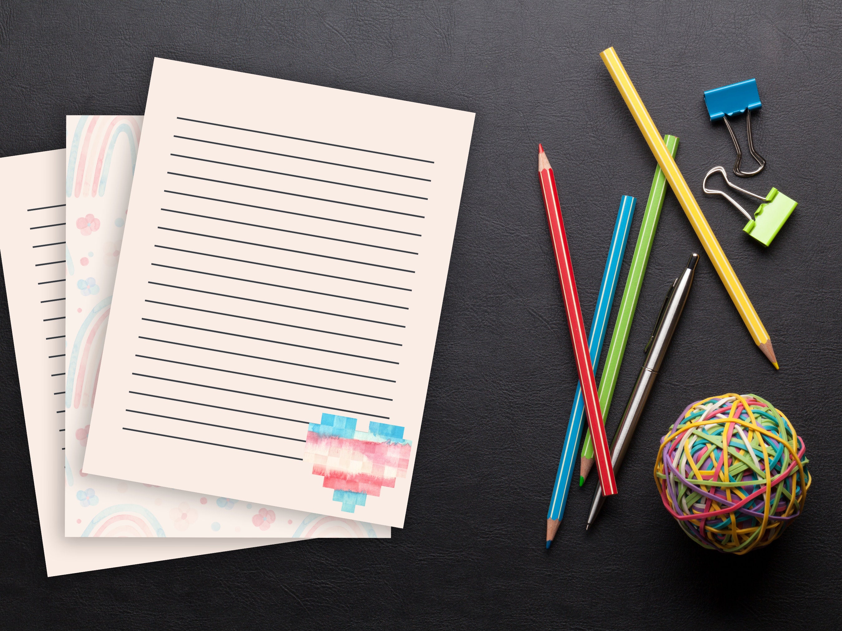 PRIDE Themed Transgender Themed Notebook Printable 5 Sections 6 Paper ...