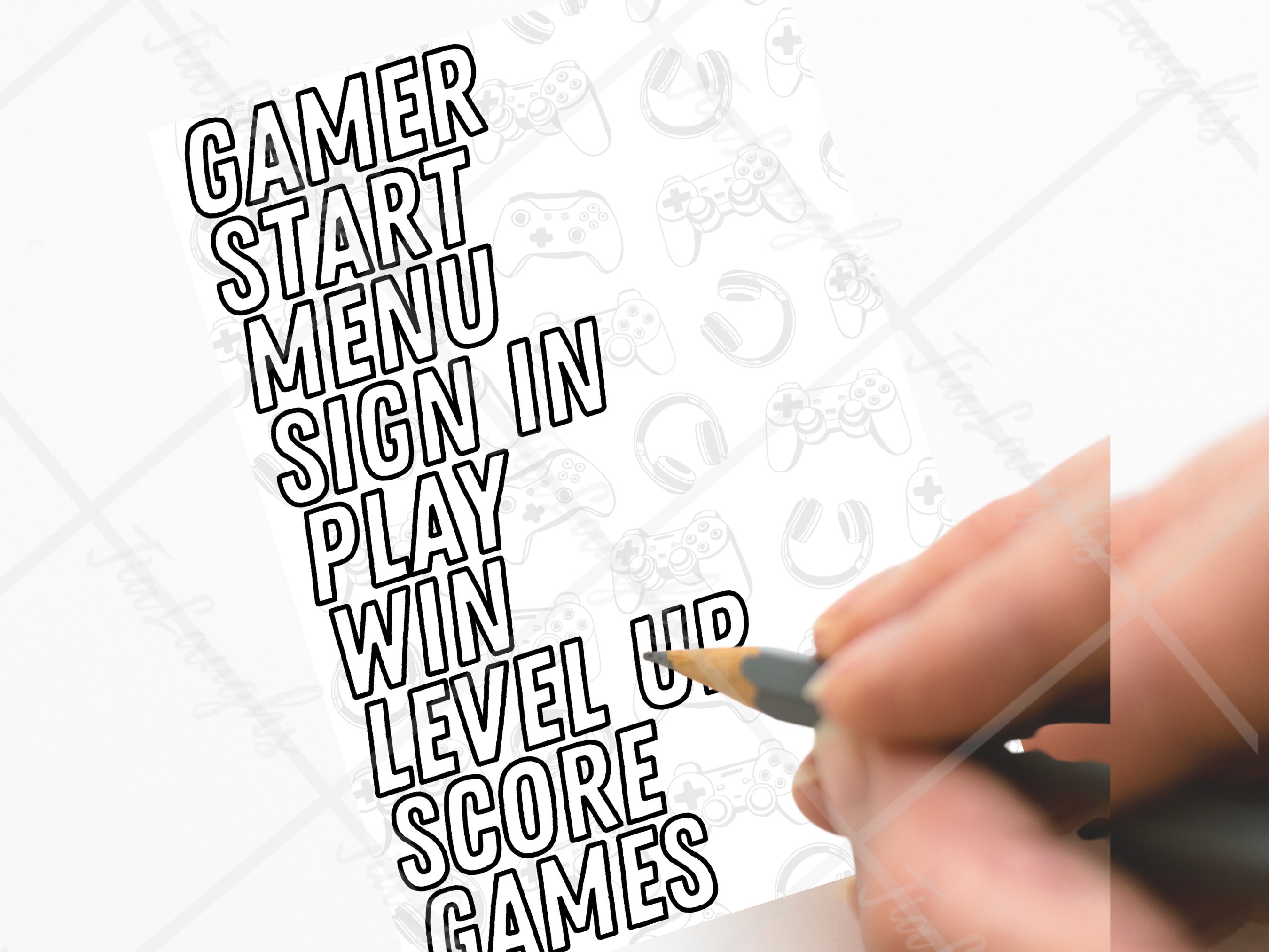Gaming Coloring Pages Coloring Sheets for Adults Teens Kids - Etsy Canada