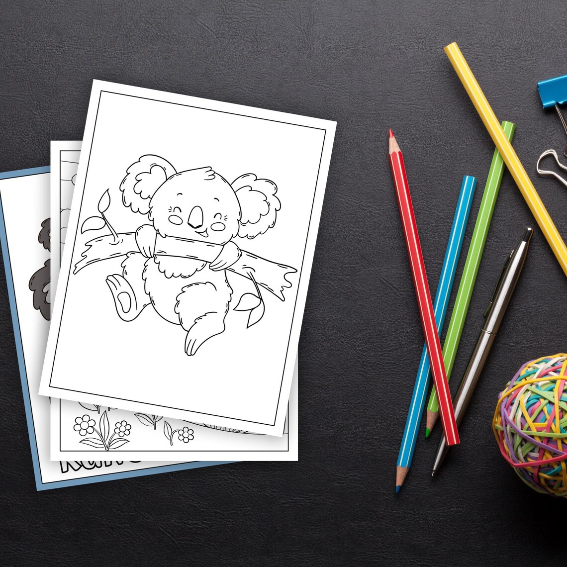 10 Kangaroo and Koala Coloring Pages | Fun for Kids & Adults | Relax ...