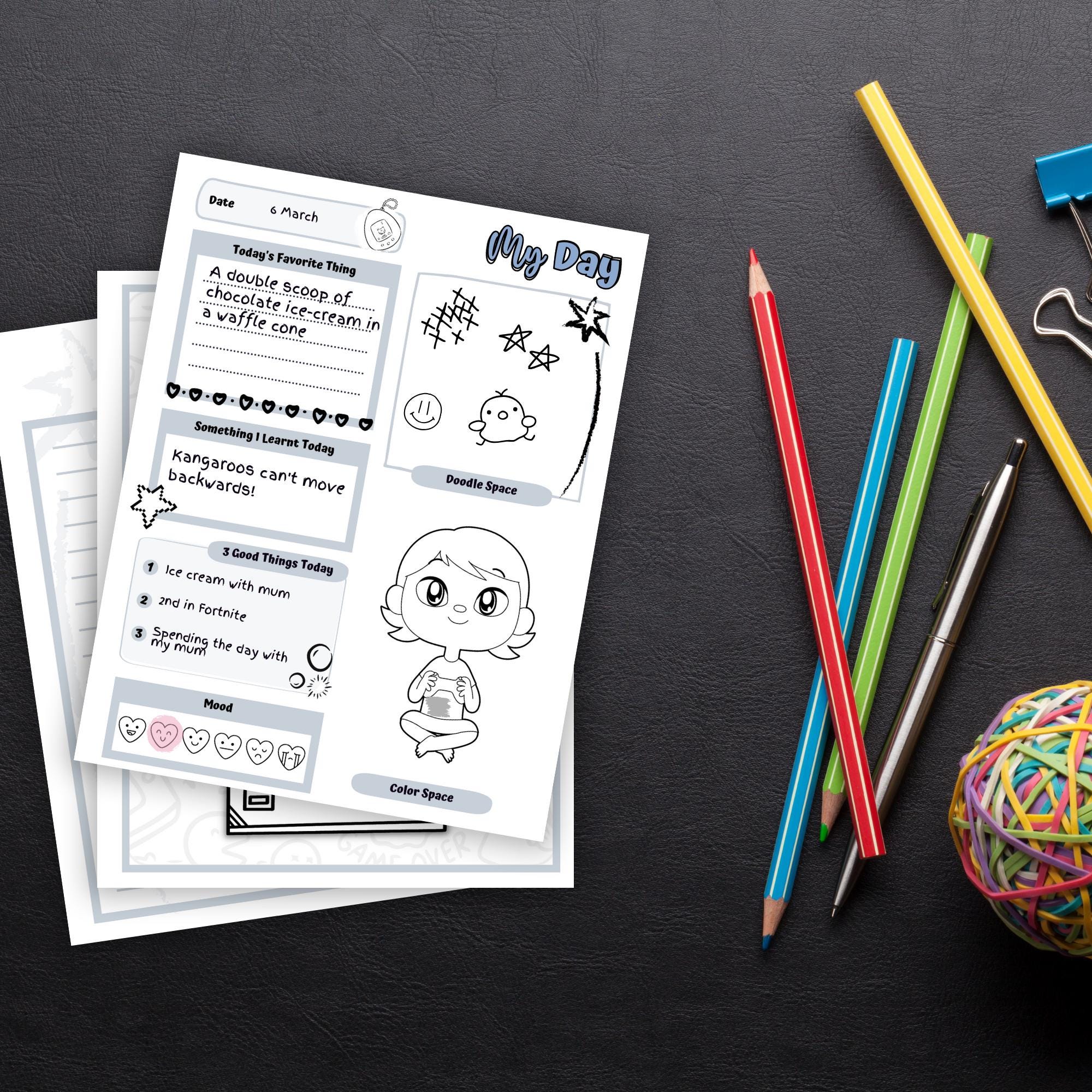 Coloring Journal | Video Gaming Themed | Daily Reflections & Creative ...