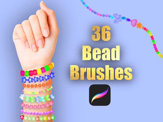 Procreate Bead Brush Procreate Brushes Bead Brushes Fashion | Etsy