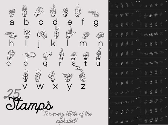 Craft Supplies & Tools Tools Printing & Printmaking Procreate Stamps ...