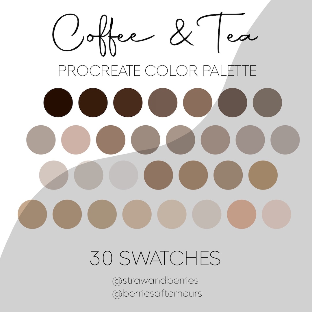 Skin Tone Palette Procreate Color Palette Procreate Palette - Etsy