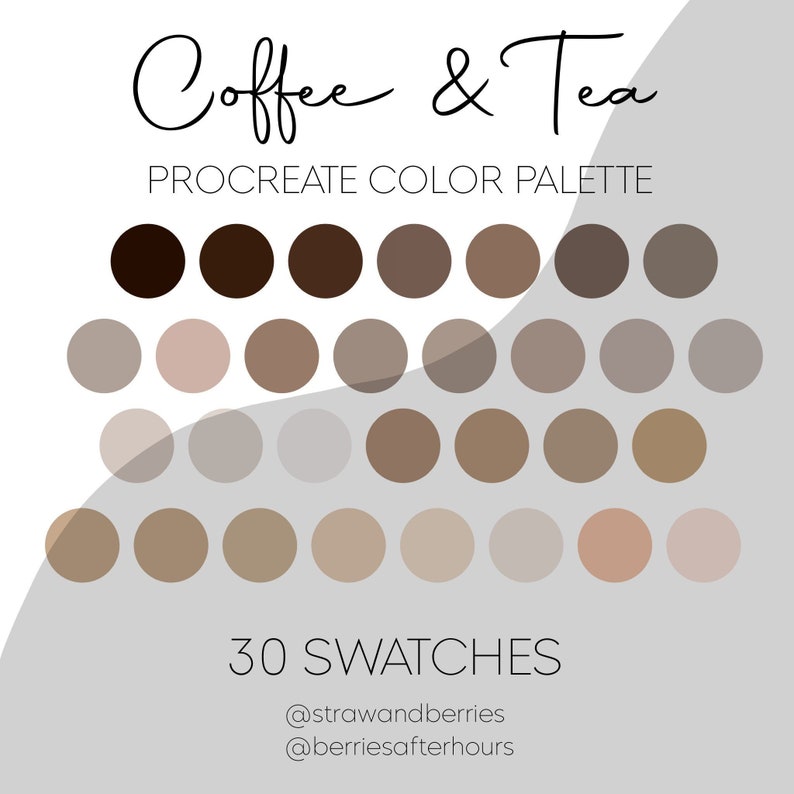 Skin Tone Palette Procreate Color Palette Procreate Palette - Etsy