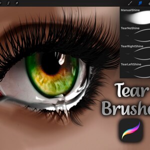 Procreate Tears Brushes , Tear Brush, Procreate Skin Brushes, Procreate ...