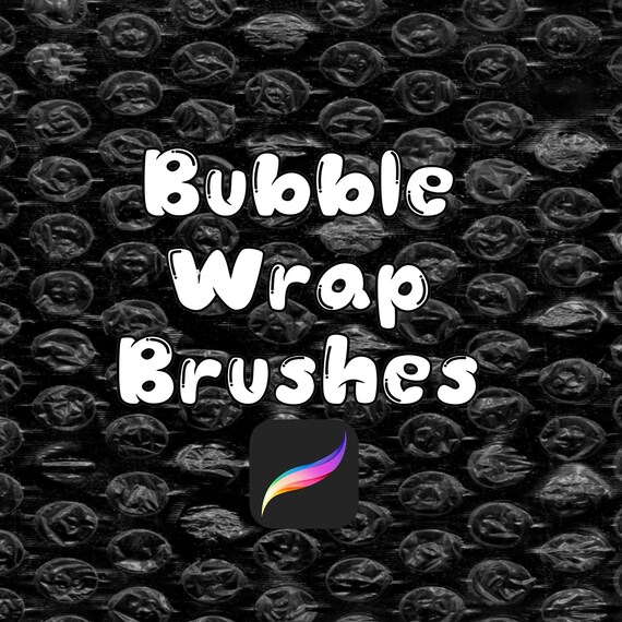 Bubble Wrap Brush Set Texture Brushes Photoshop Brushes - Etsy