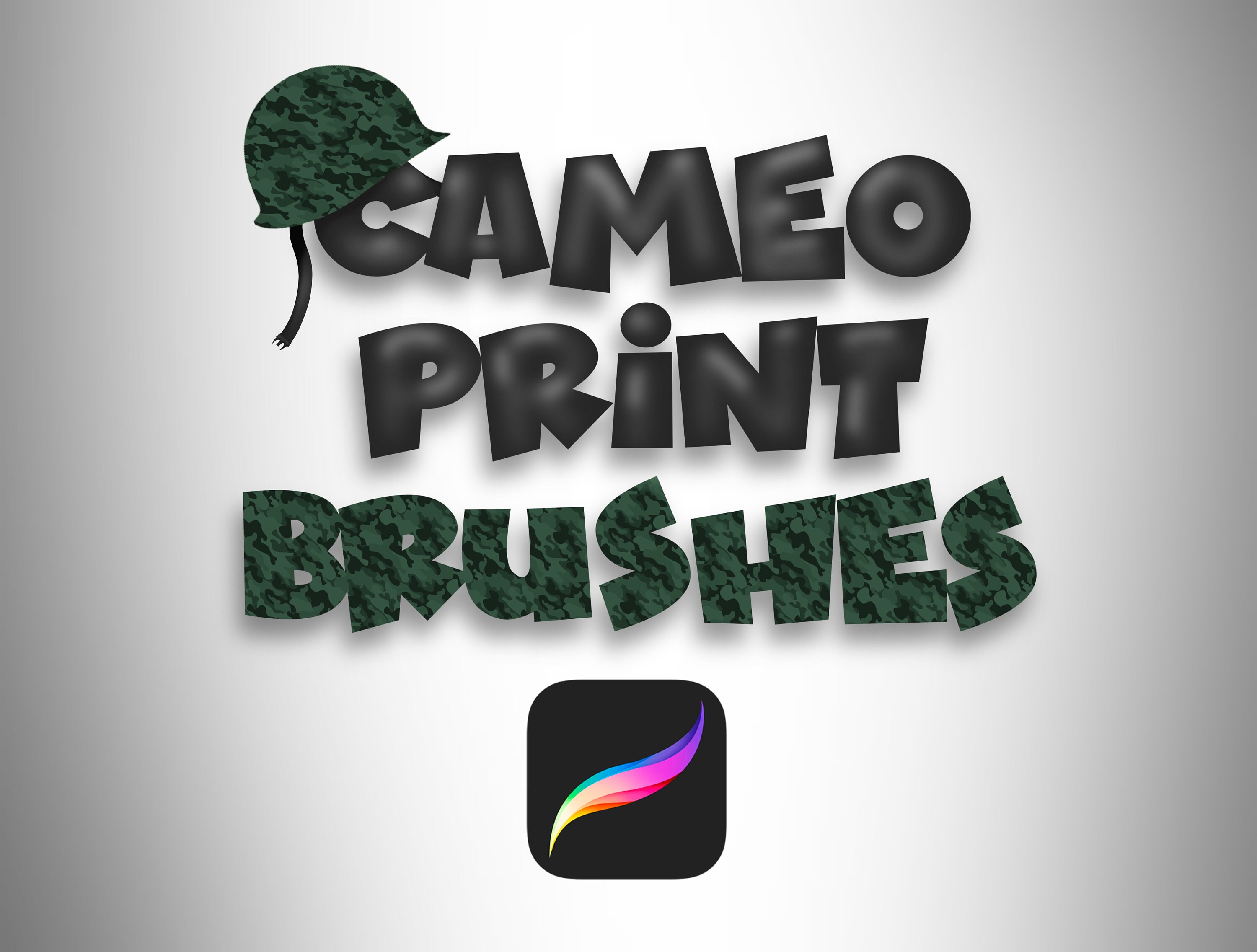 Camouflage Brush Set Procreate Texture Brushes Camo Brush | Etsy UK