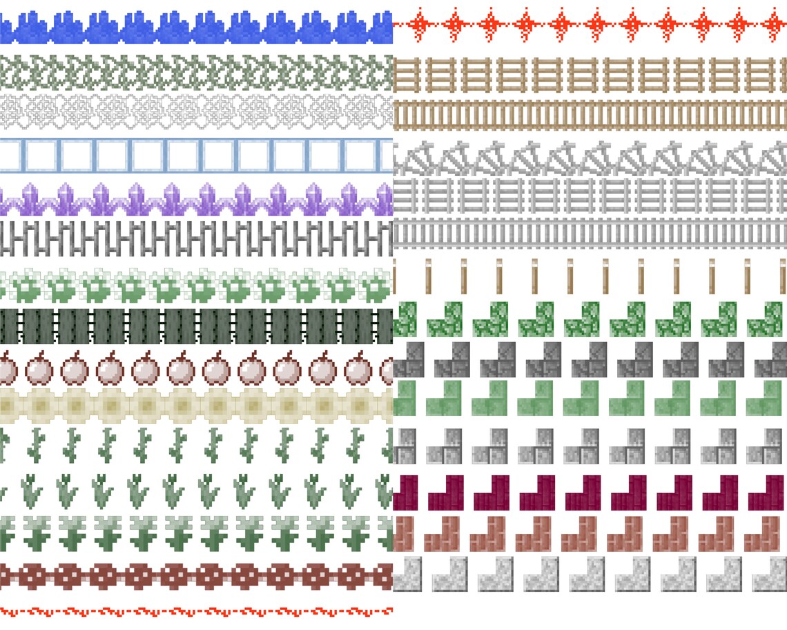 Minecraft Brush Set Minecraft Brushes Procreate Brushes - Etsy