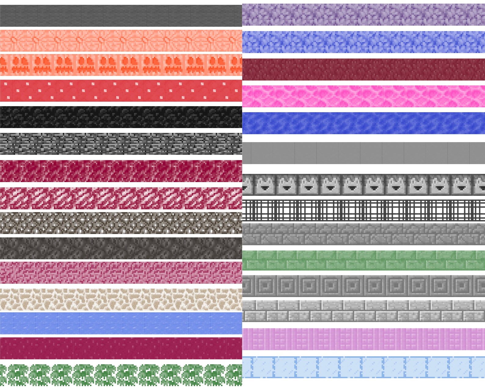 Minecraft Brush Set Minecraft Brushes Procreate Brushes - Etsy