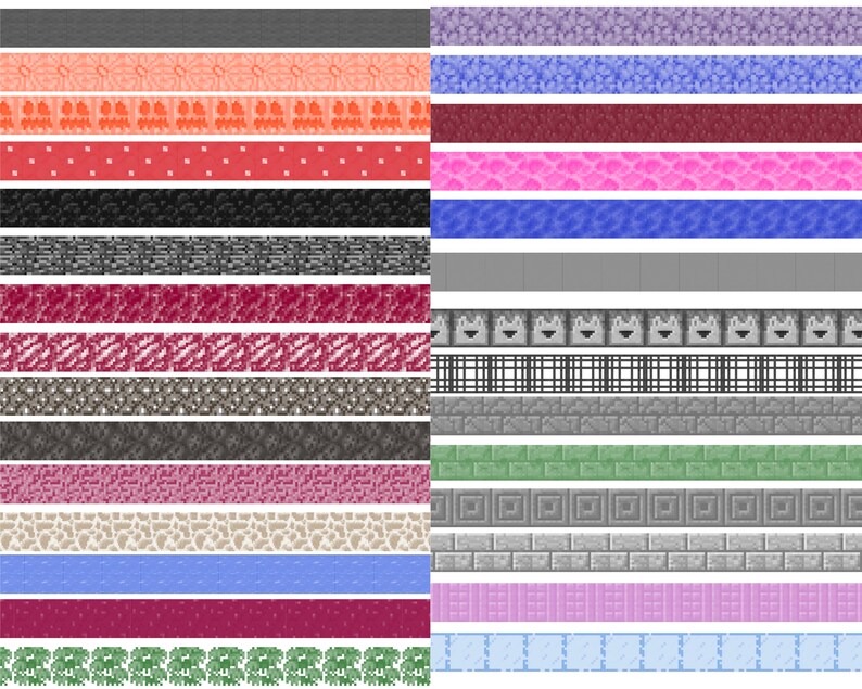 Minecraft Brush Set Minecraft Brushes Procreate Brushes - Etsy