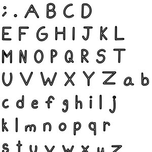 Outline Font, Handwritten Font, Script Font, Digital Font, Font Bundle ...