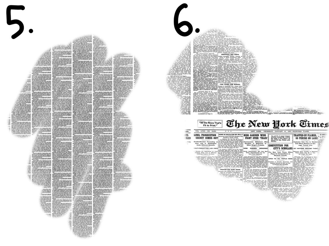 16 Newspaper Brush Set Procreate Texture Brushes Texture | Etsy UK