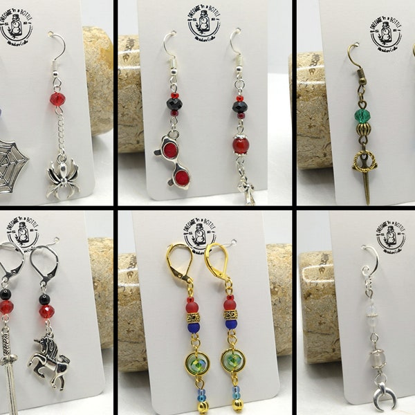 Superhero Earrings - Etsy