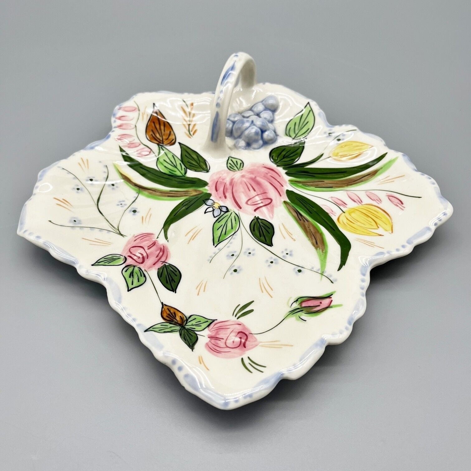 Southern Pottery Blue Ridge China Hand Painted Underglaze Floral ...