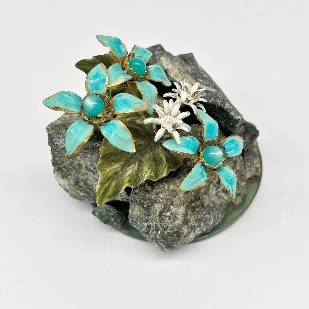 Southwestern Artisan Frank Mosse Hand-crafted Cactus Canyon Rock and ...