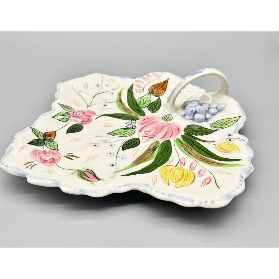 Southern Pottery Blue Ridge China Hand Painted Underglaze Floral ...