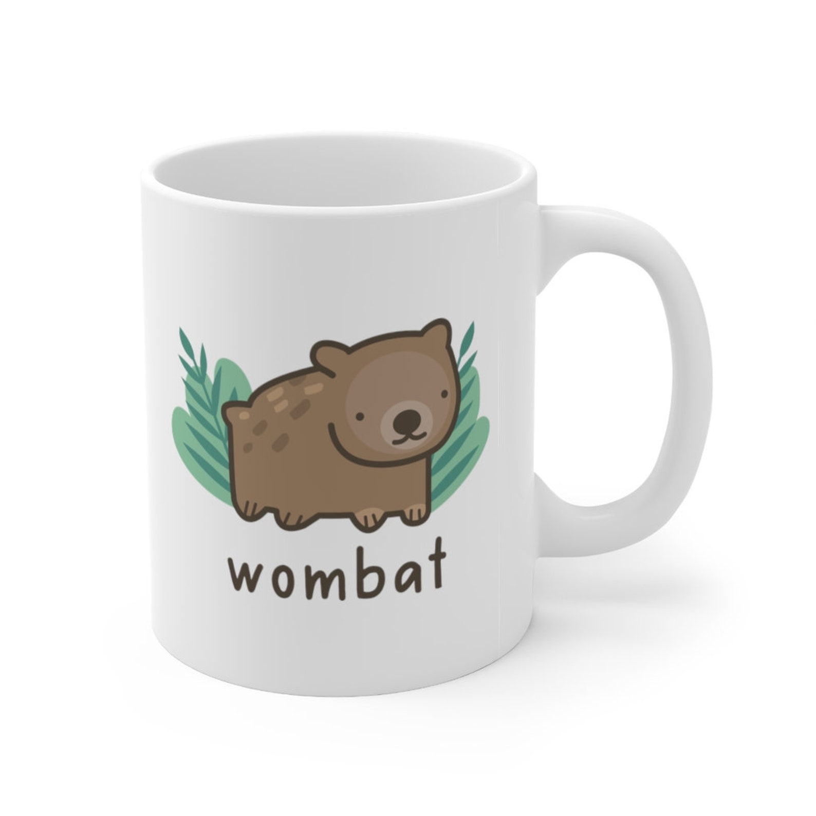 Wombat Mug Cute Kawaii Australian Wombat Mug Gift - Etsy Australia
