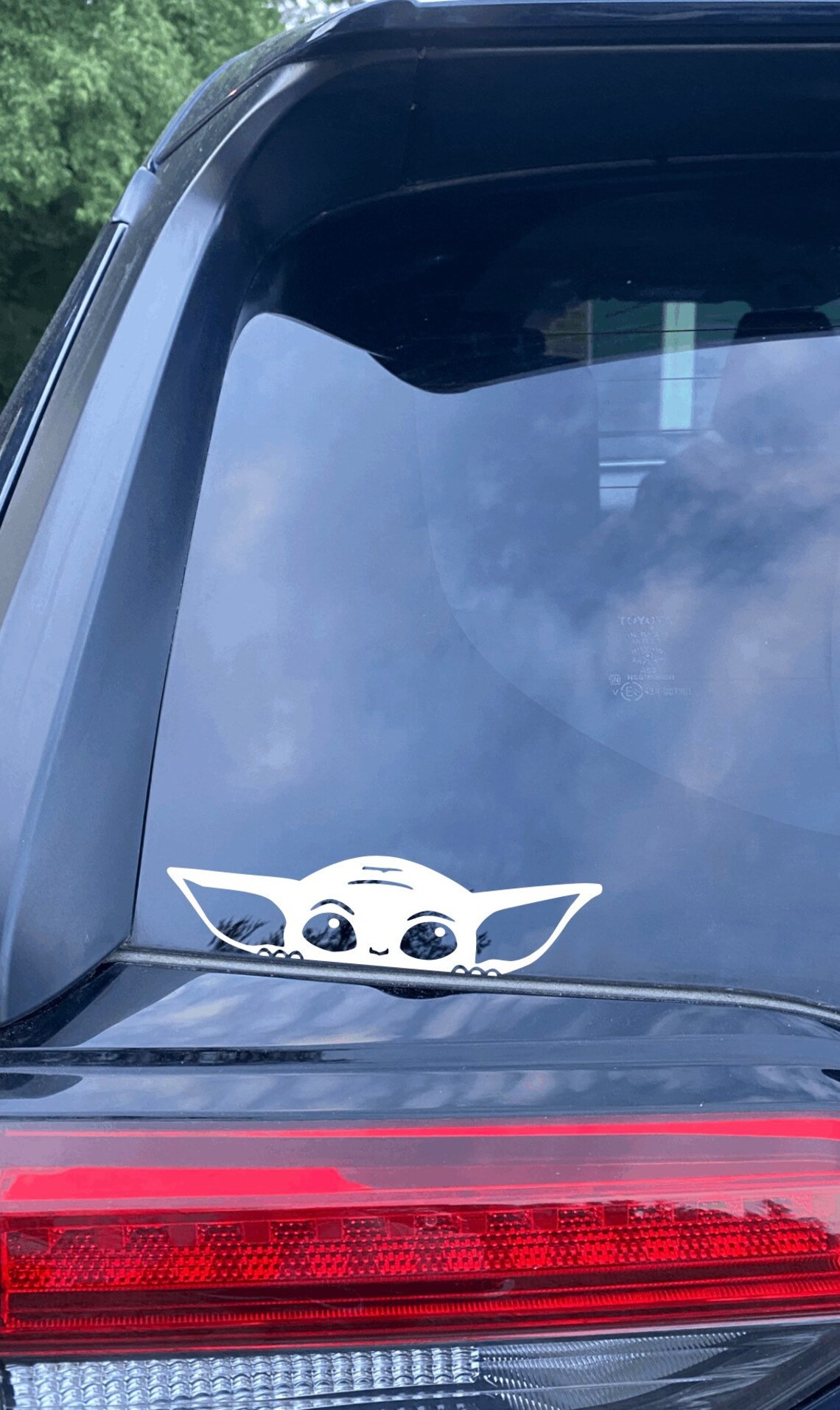 Grogu Vinyl Decal - Etsy