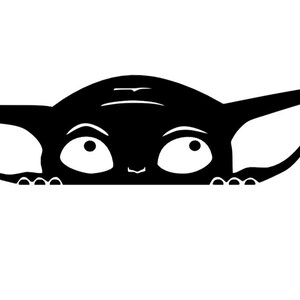 Grogu Vinyl Decal - Etsy