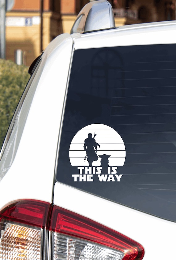 This is the Way Mandalorian Vinyl Decal - Etsy