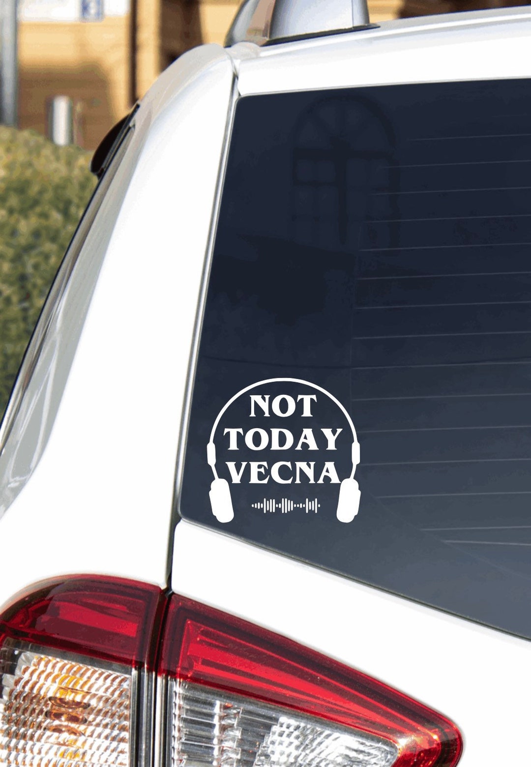 Stranger Things Not Today Vecna Vinyl Decal - Etsy