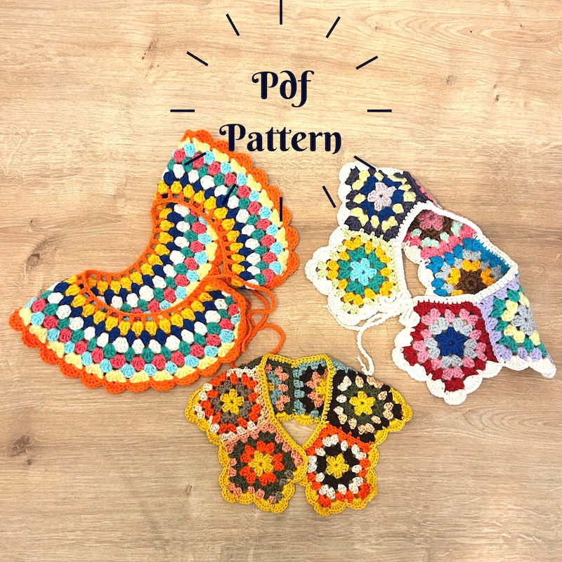 Granny Collar Pattern - Etsy