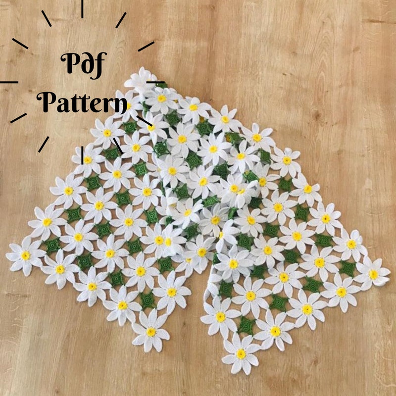 Crochet Table Runner Pattern - Etsy