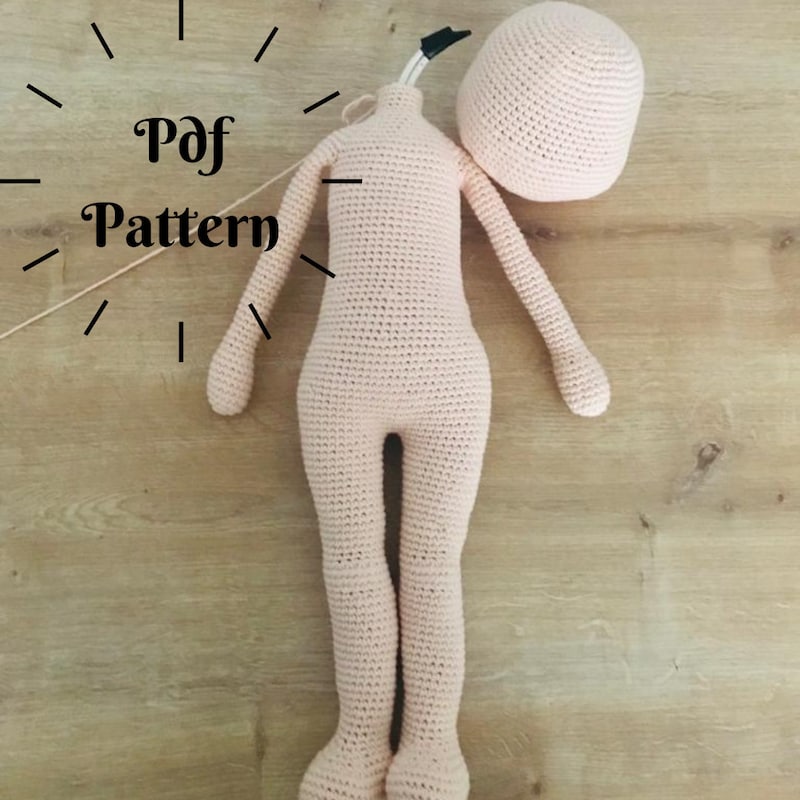 Doll Body Pattern - Etsy