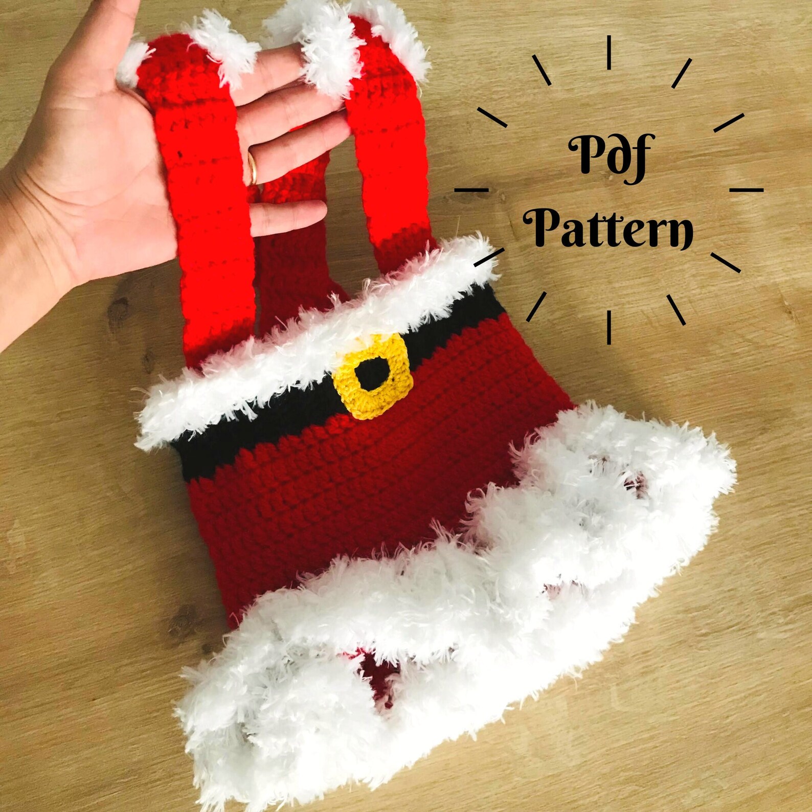 Crochet Christmas Baby Dress Pattern, Santa Outfit (PDF Pattern) - Etsy