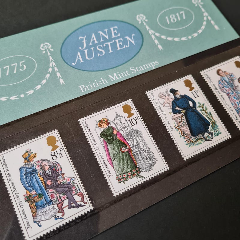 Jane Austen Stamp - Etsy