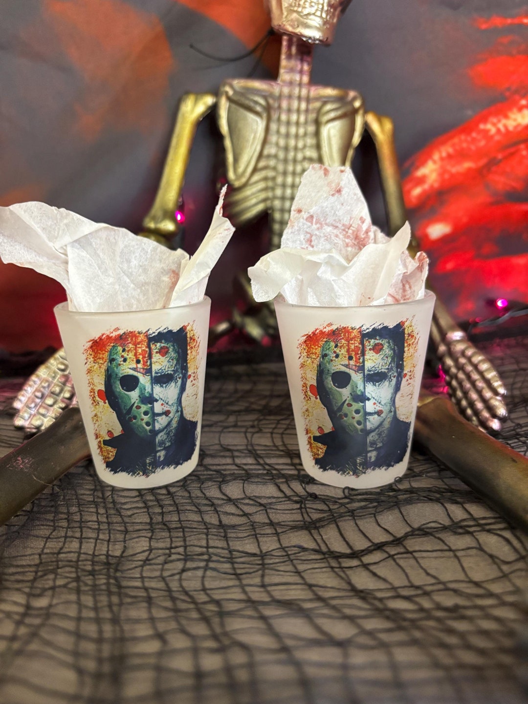 Michael Myers Frosted Horror Shot Glasses 1.5oz Set of Two - Etsy