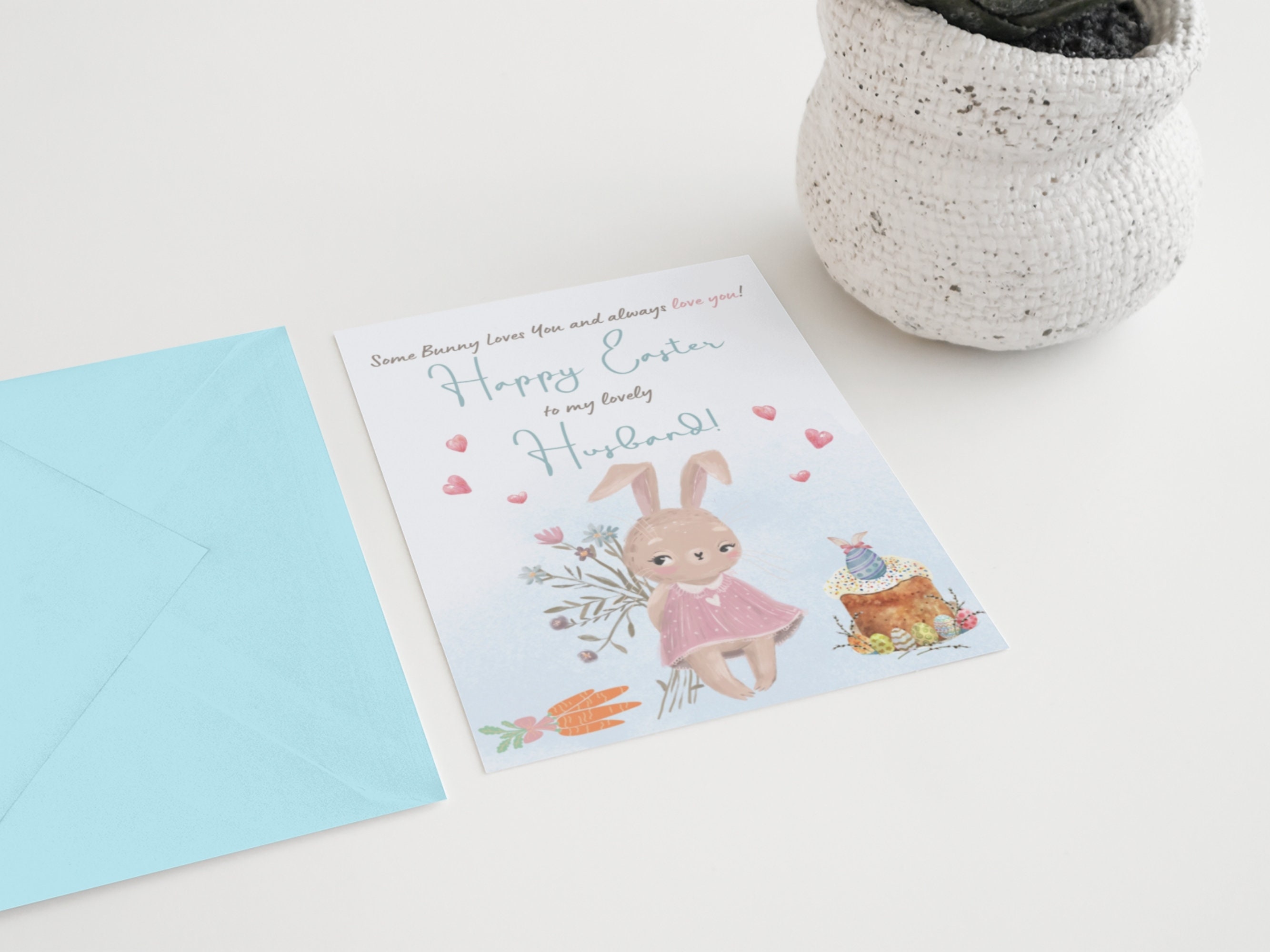 Happy Easter Card for Husband Printable Digital Share Send Easily ...