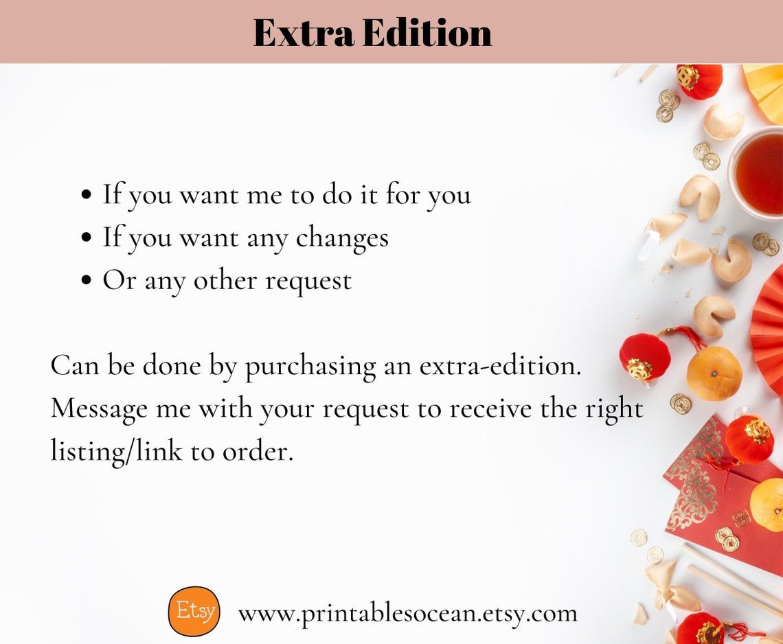 Chinese New Year Card Printable, Lunar New Year Card, Chinese Lunar New ...