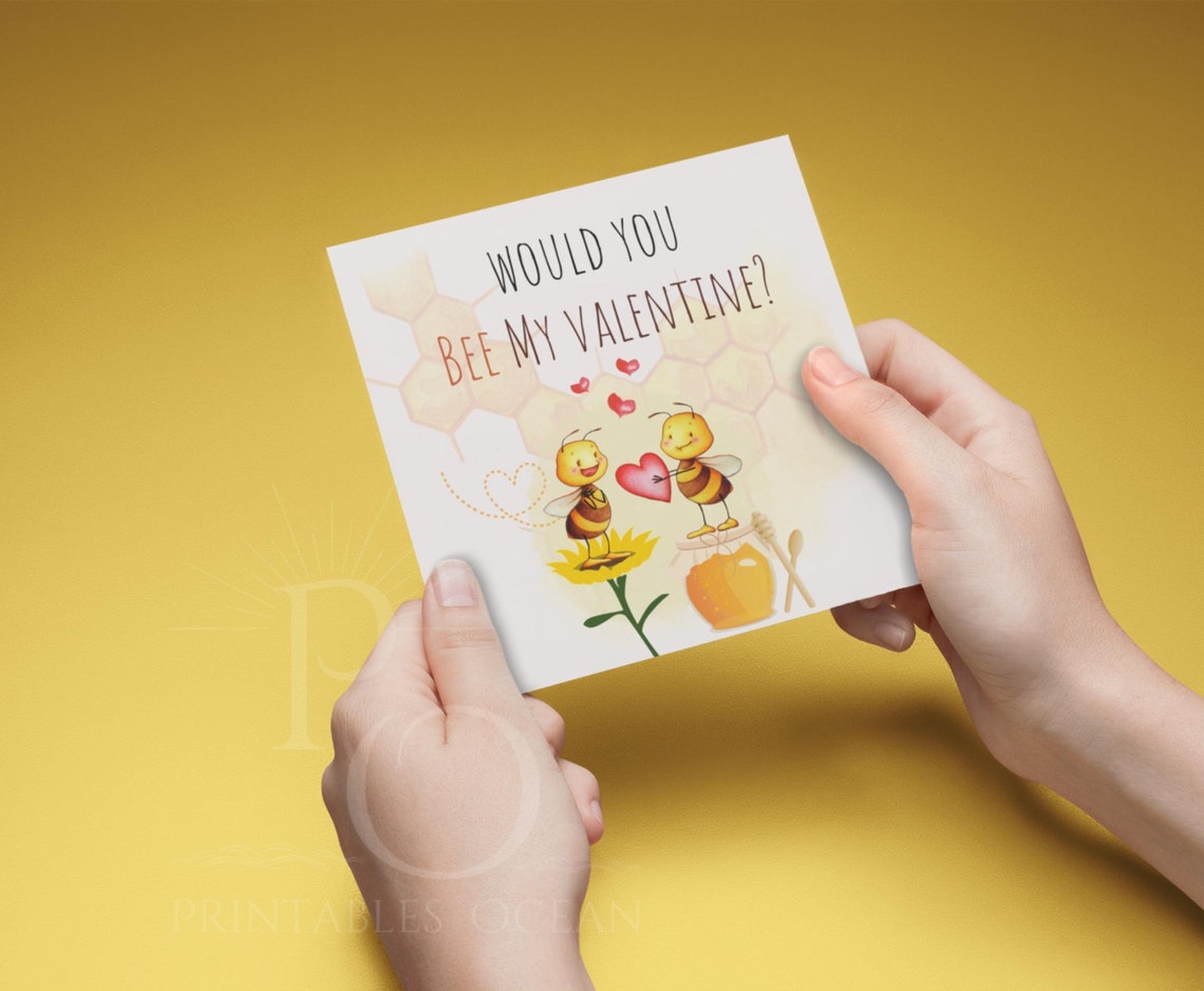 Valentines Day Card Printable, Valentine's Day Card Handmade, Would You ...