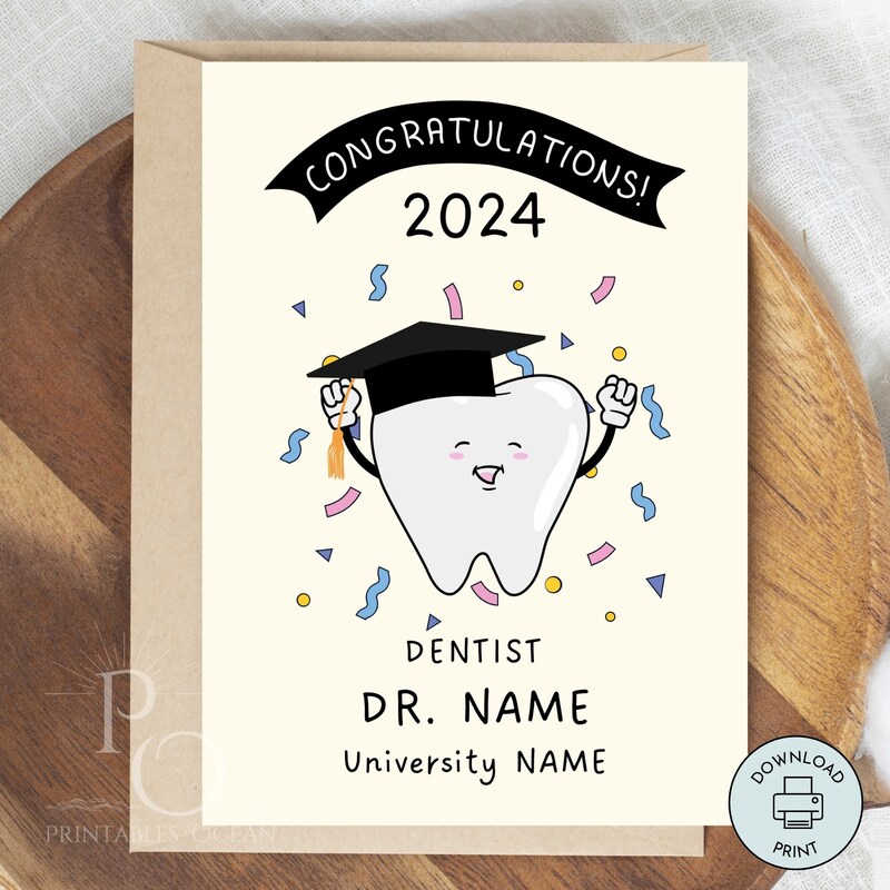 Dental Graduation Cards - Etsy