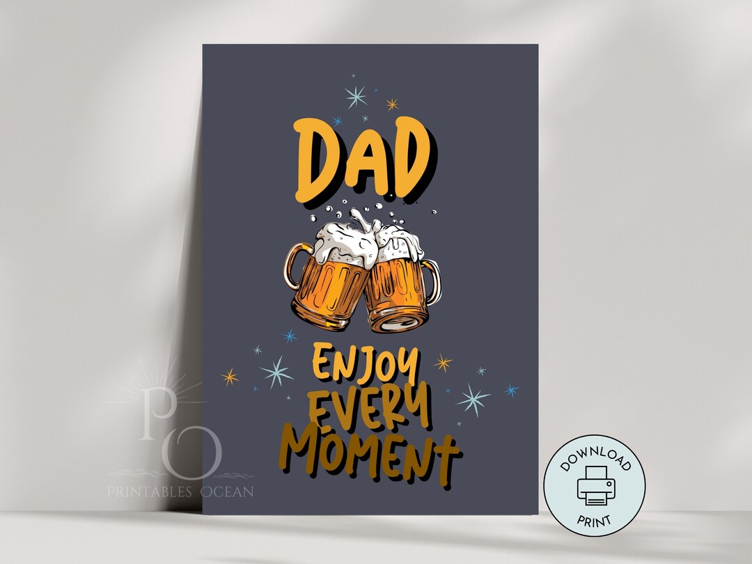 Father's Day Card, Dad Birthday Card, Dad Retirement Card, Cheers to ...