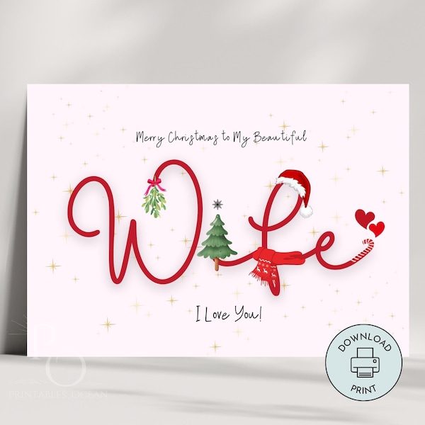 Card for Wife - Etsy