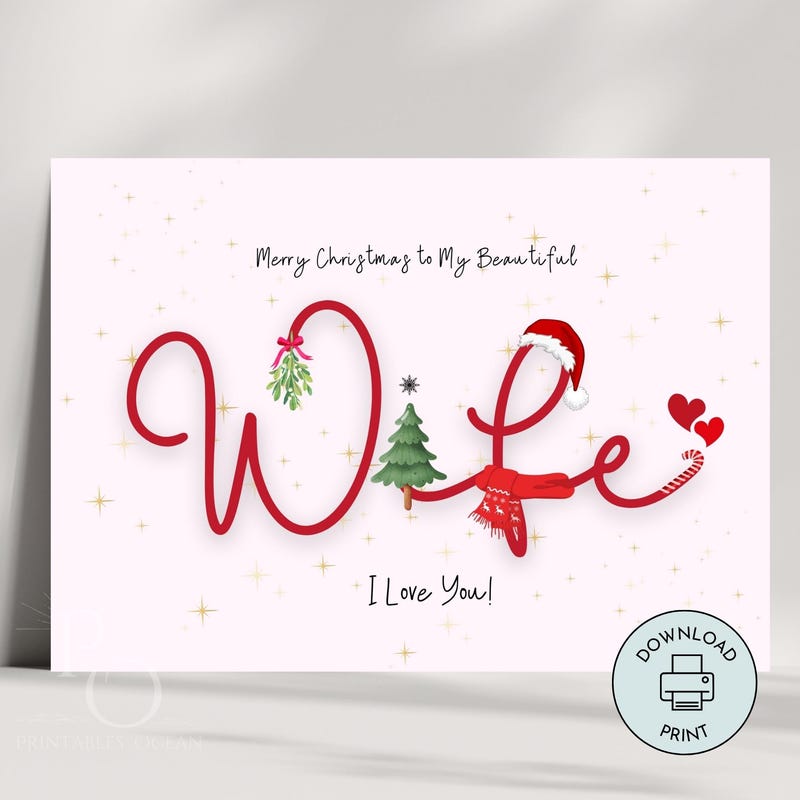 Card for Wife - Etsy