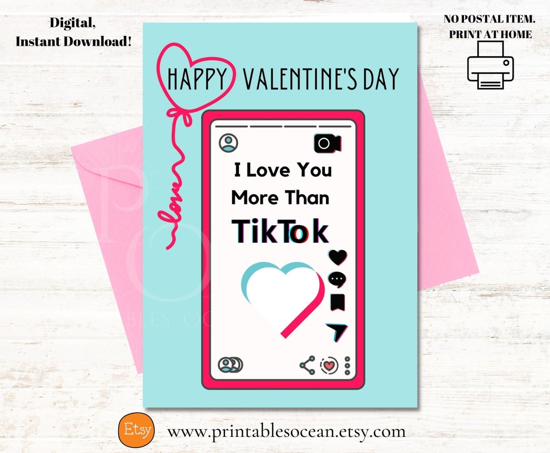 Funny Valentines Day Card Printable, Witty Valentines Day Card for Him ...