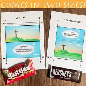He is Risen | Custom Candy Wrapper | Printable Candy Wrapper | Easter ...