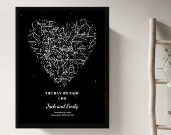 Any Location Star Map Personalized Map Art, Le Havre France Map, Custom ...