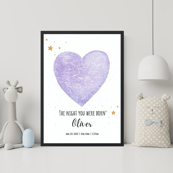 Day You Were Born - Etsy