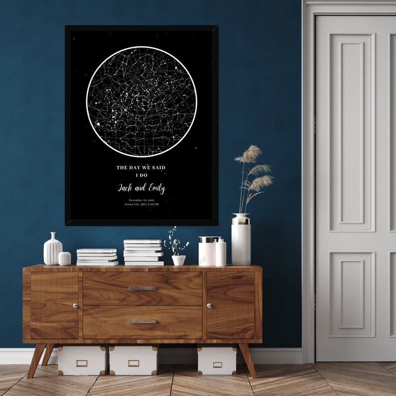 Custom Star Map Constellation Map Star Map by Date Night - Etsy