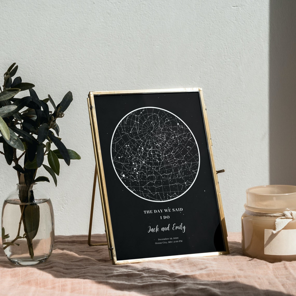 Custom Star Map Constellation Map Star Map by Date Night | Etsy