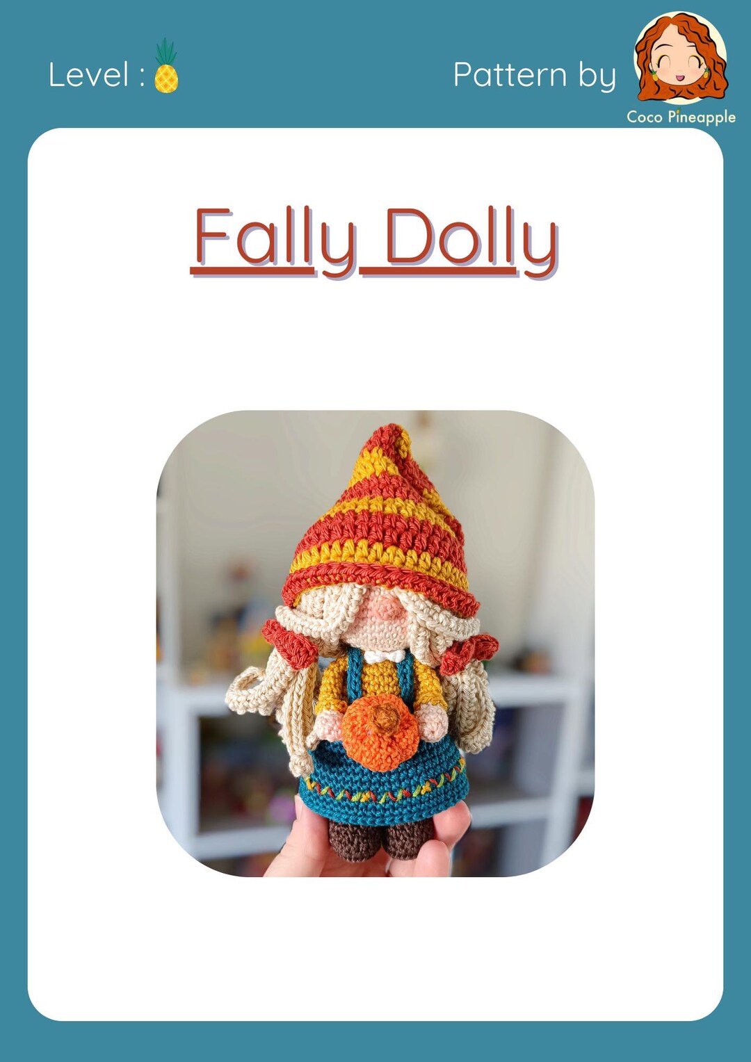 PATTERN Fally Dolly Autumn Doll - Etsy