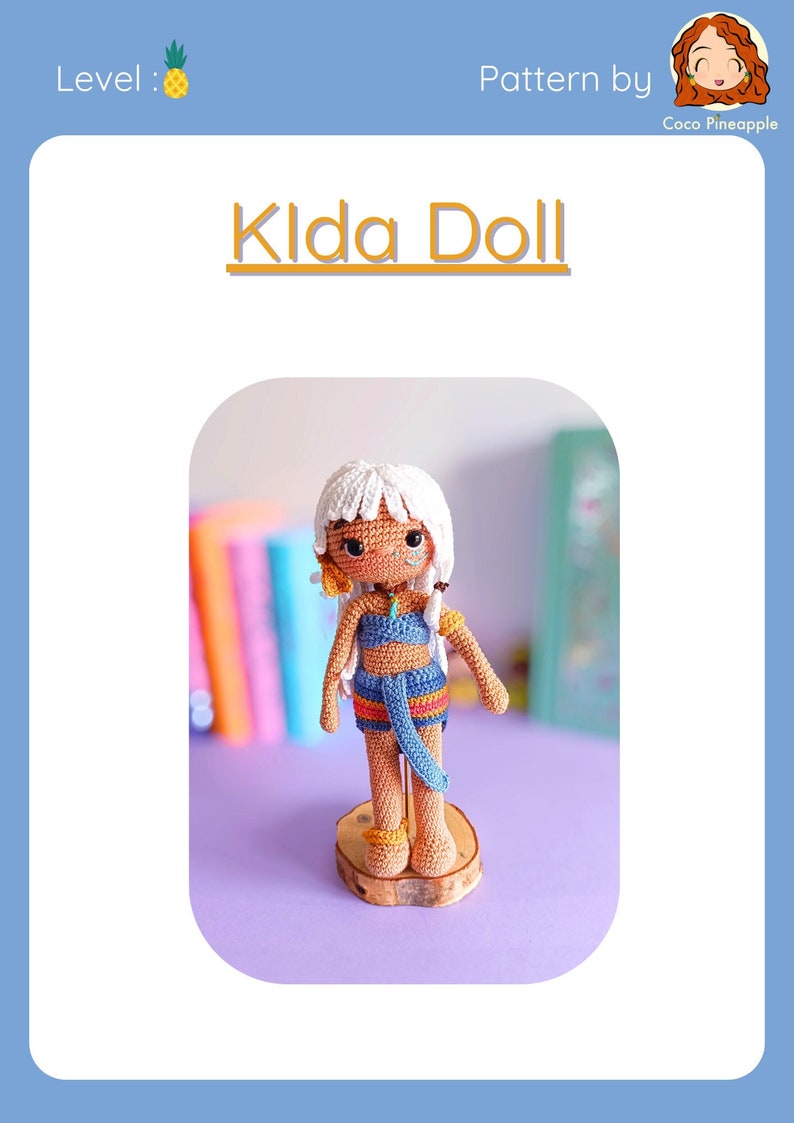 PATTERN Kida Doll - Etsy