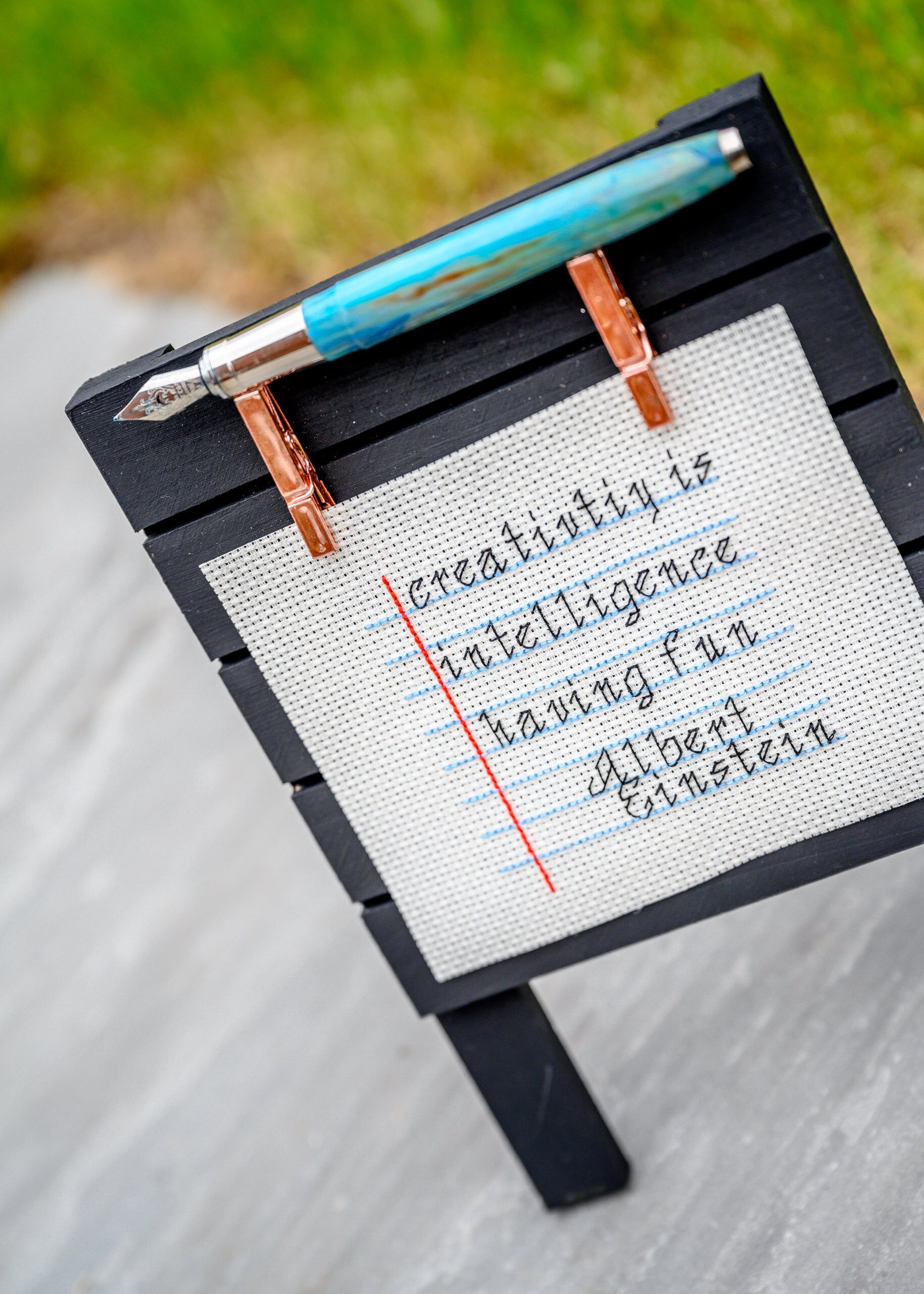 Albert Einstein Cross Stitch Pattern PDF creativity is Intelligence ...