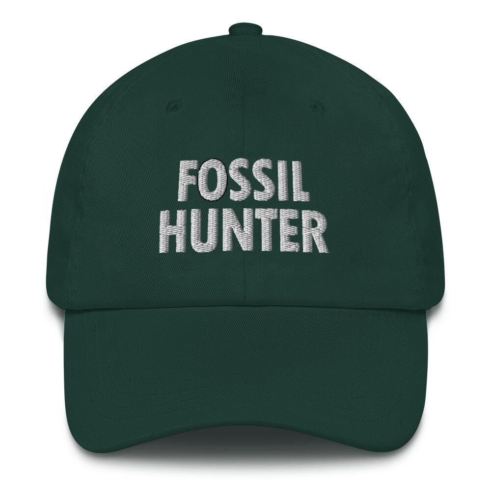 Fossil Hunter, Paleontology Hat, (embroidered Dad Cap) - Etsy