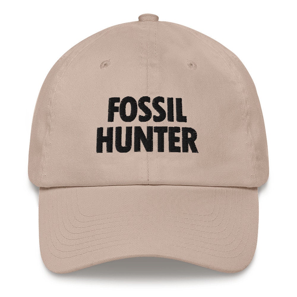 Fossil Hunter, Paleontology Hat, (embroidered Dad Cap) - Etsy